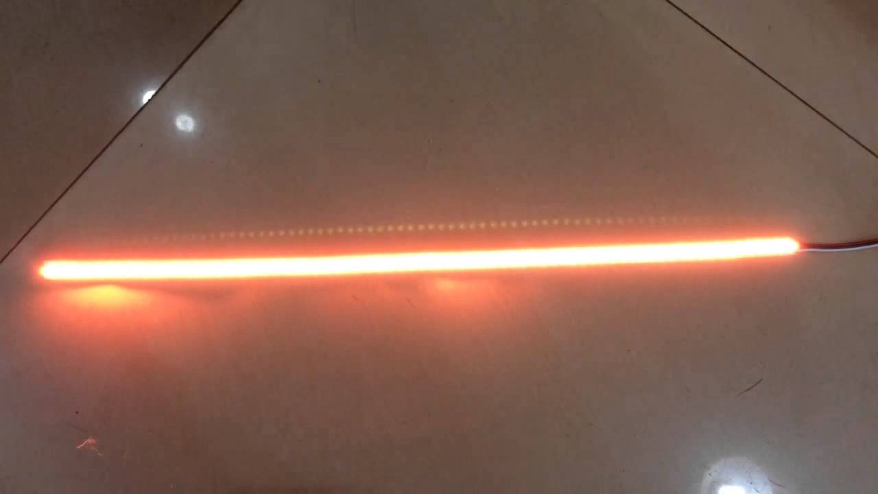 CLEAR ONE Sequential LED strip light - YouTube