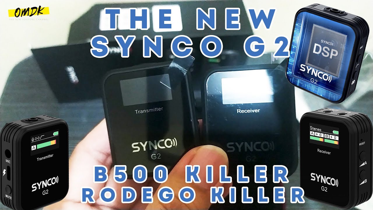 SYNCO G2 A1 WIRELESS MIC | UPGRADE TERBARU DARI SYNCO G1 | SARAMONIC ...