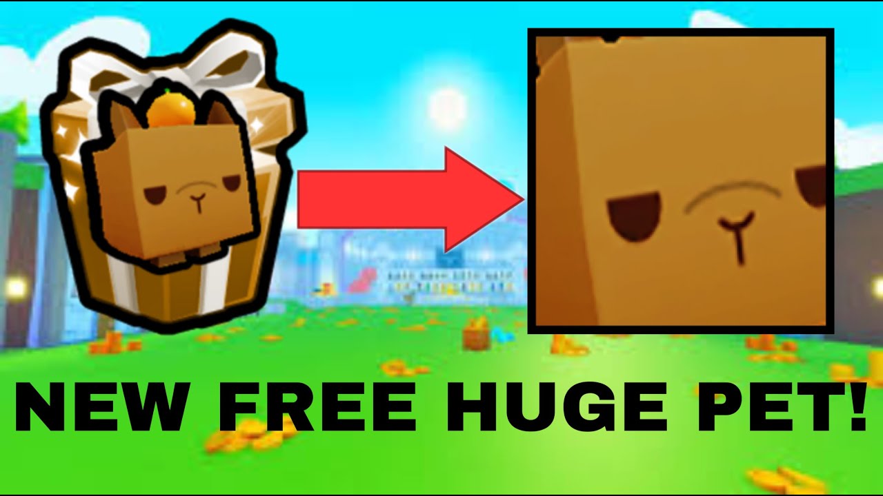 NEW *FREE* HUGE CAPYBARA IN PET SIMULATOR X! (Roblox) - YouTube