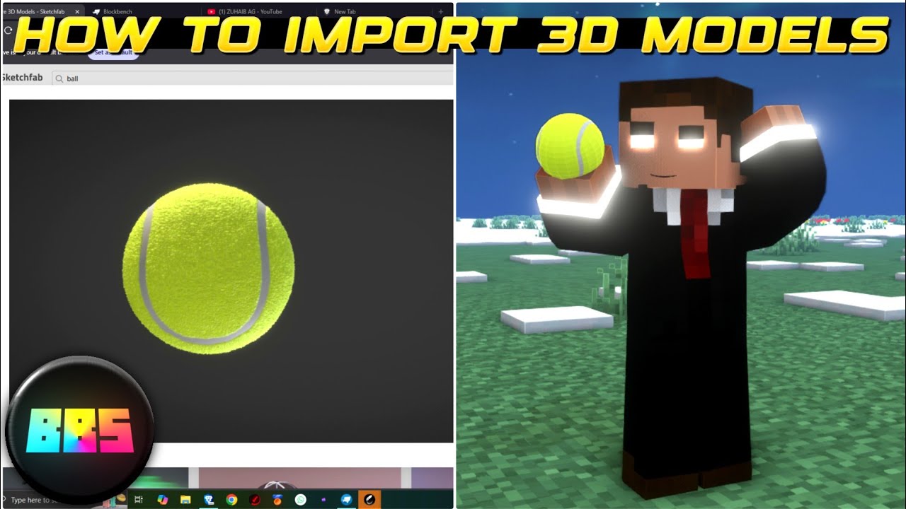 Convert Any 3D Model To A BBS/BB Model In Minecraft | Full Tutorial ...