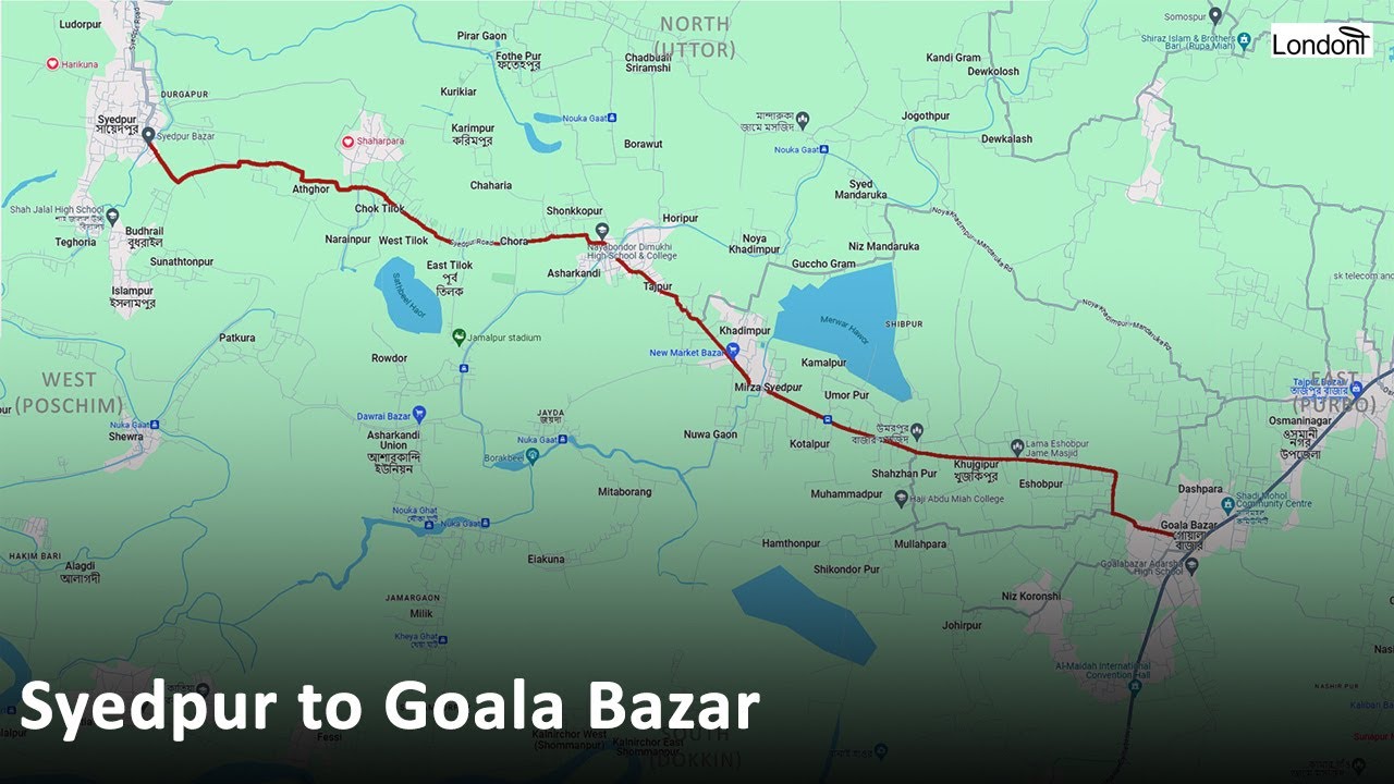 Road tour... Syedpur to Goala Bazar in Sylhet Division, Bangladesh ...