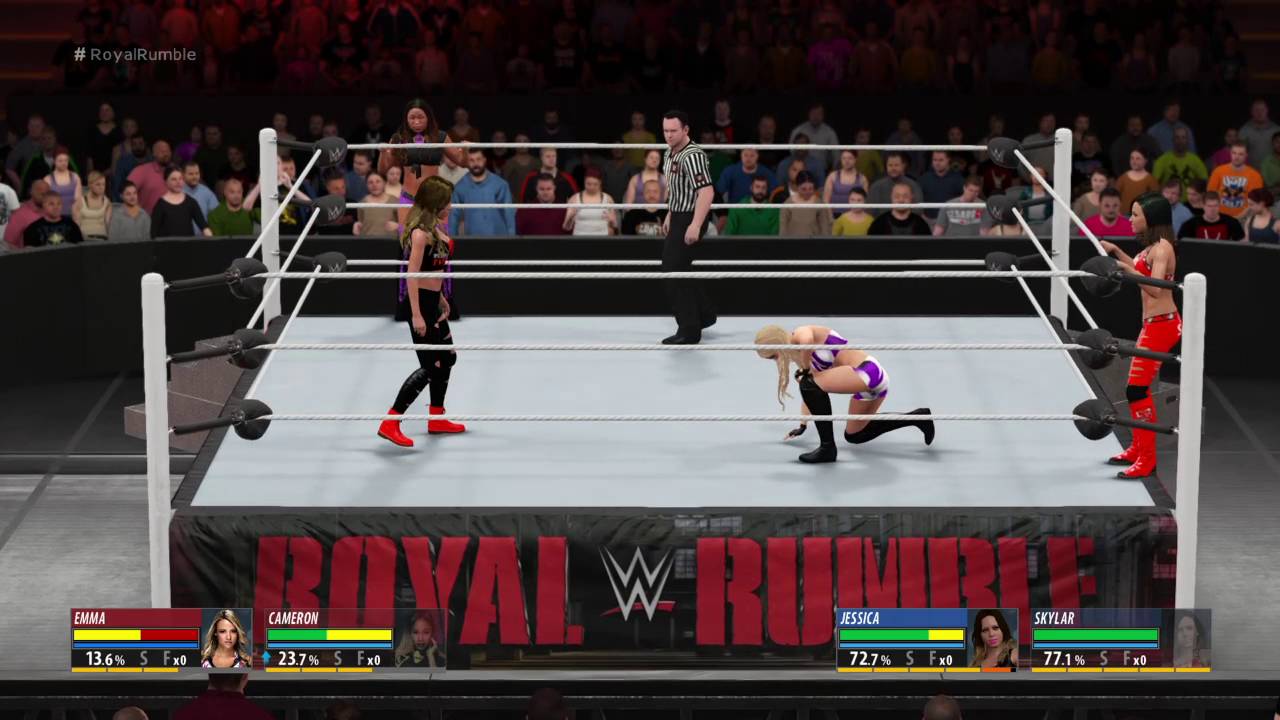 Emma and Cameron vs. Pretty Mean Sisters WWE 2K16 - YouTube