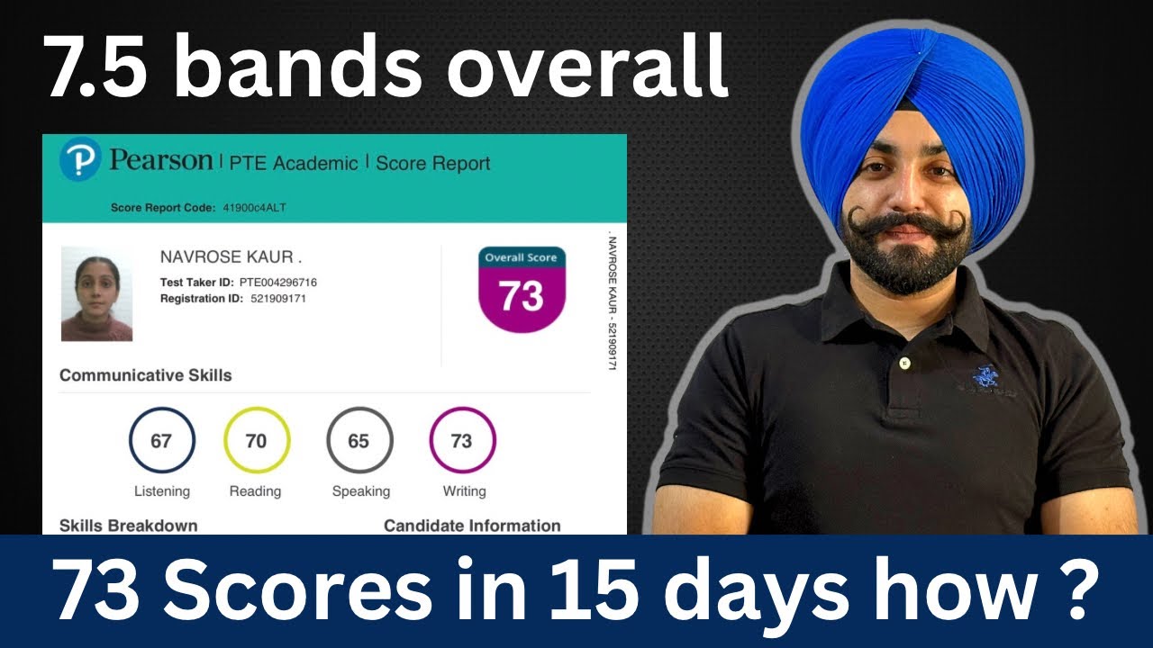 PTE exam review 73 Scores, 7.5 bands, new templates, tips, strategies ...