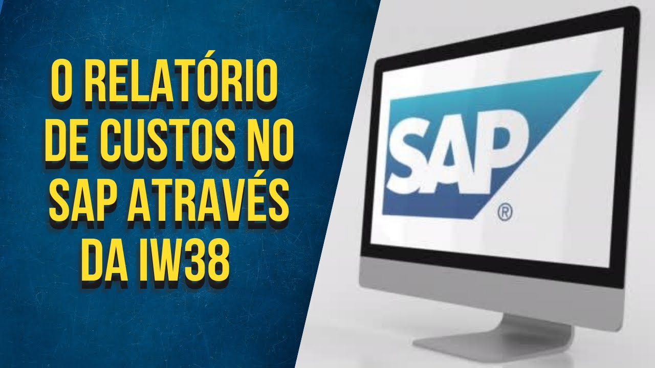Relatório de Custos no SAP através da IW38 - YouTube