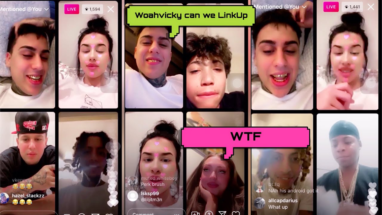 954 Enzo live With Woahvicky On IG Live - YouTube