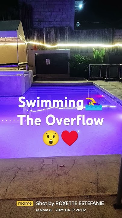SWIMING THE OVERFLOW 😲😲😲 - YouTube