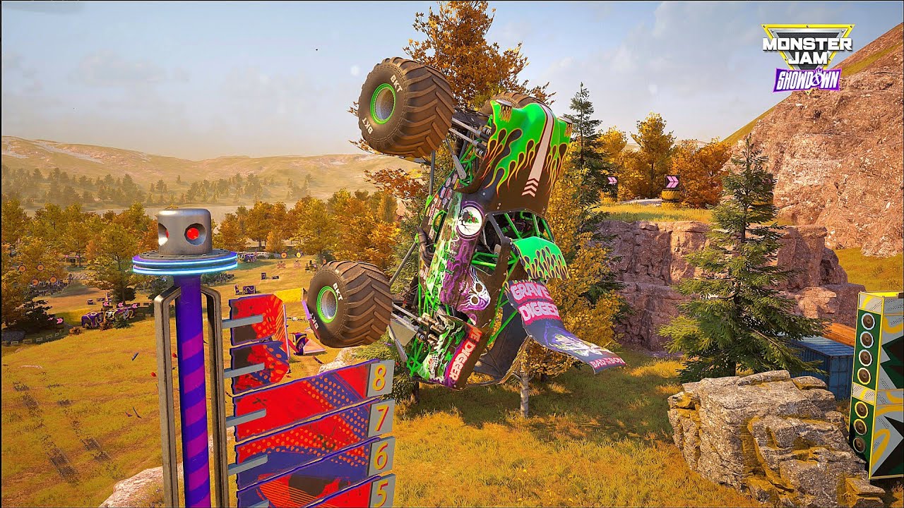 Monster Jam Showdown Epic Fails Funny Moments & Glitches - YouTube