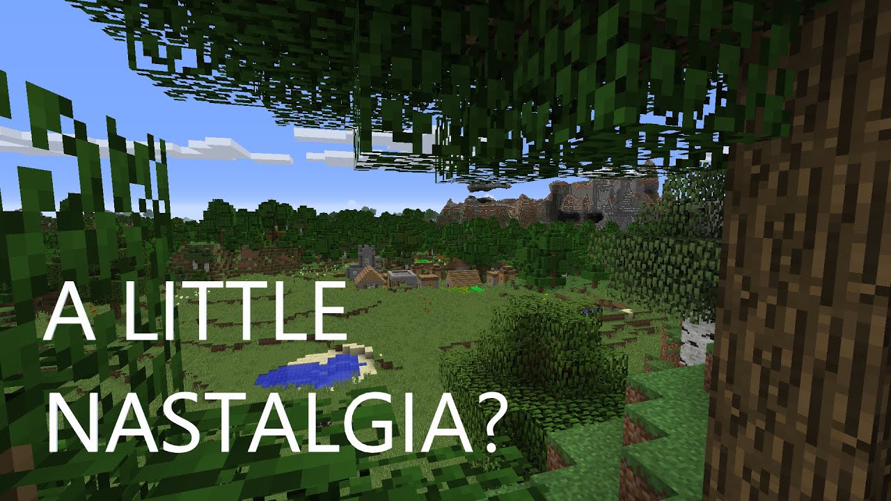 Let's go back to 2017. Minecraft&nostalgia. Minecraft Back to the past ...