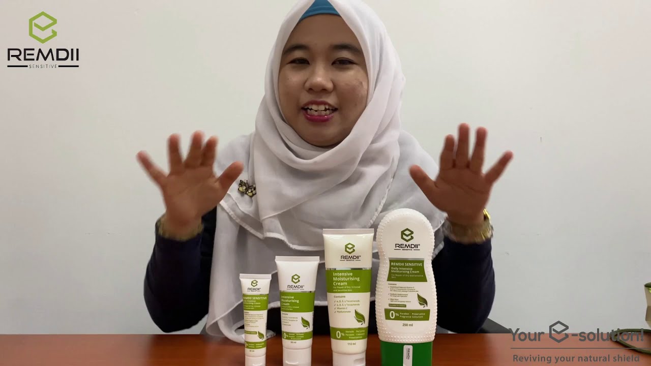 REMDII®️ Sensitive Intensive Moisturising Cream 🍃 - YouTube