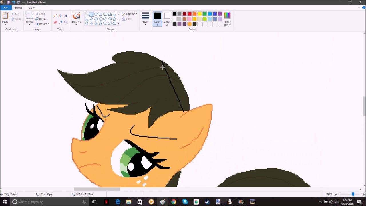 Emo Gothic Apple Jack and Pinkie Pie Speedpaint - YouTube