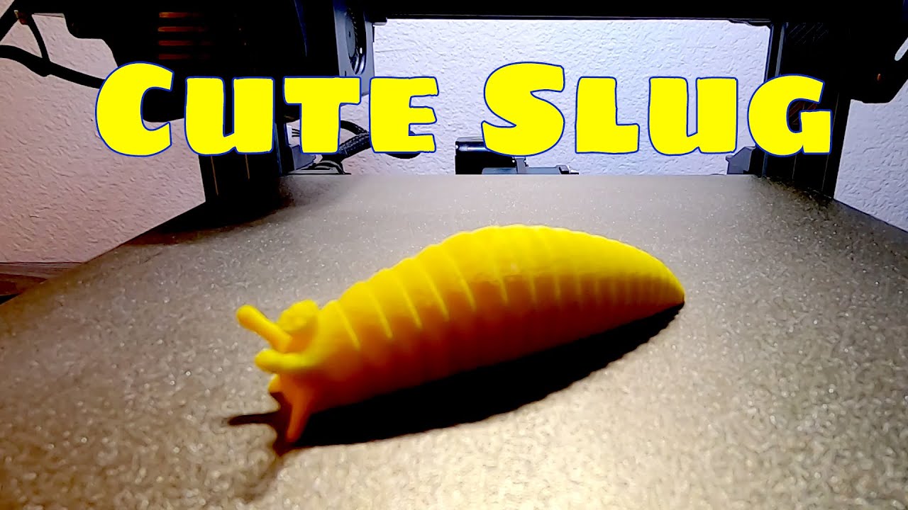 Cute Slug (Articulated) - 3D Print Timelapse - YouTube