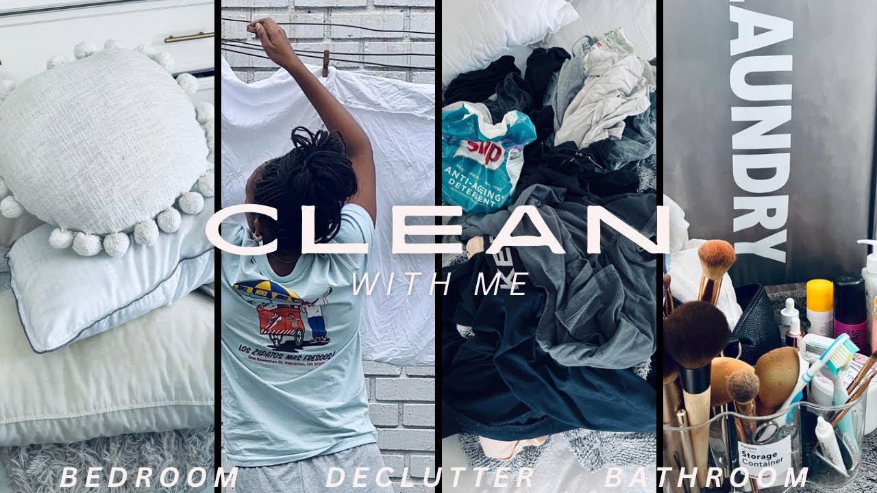 CLEAN WITH ME | meditative deep cleaning session, decluttering etc ...