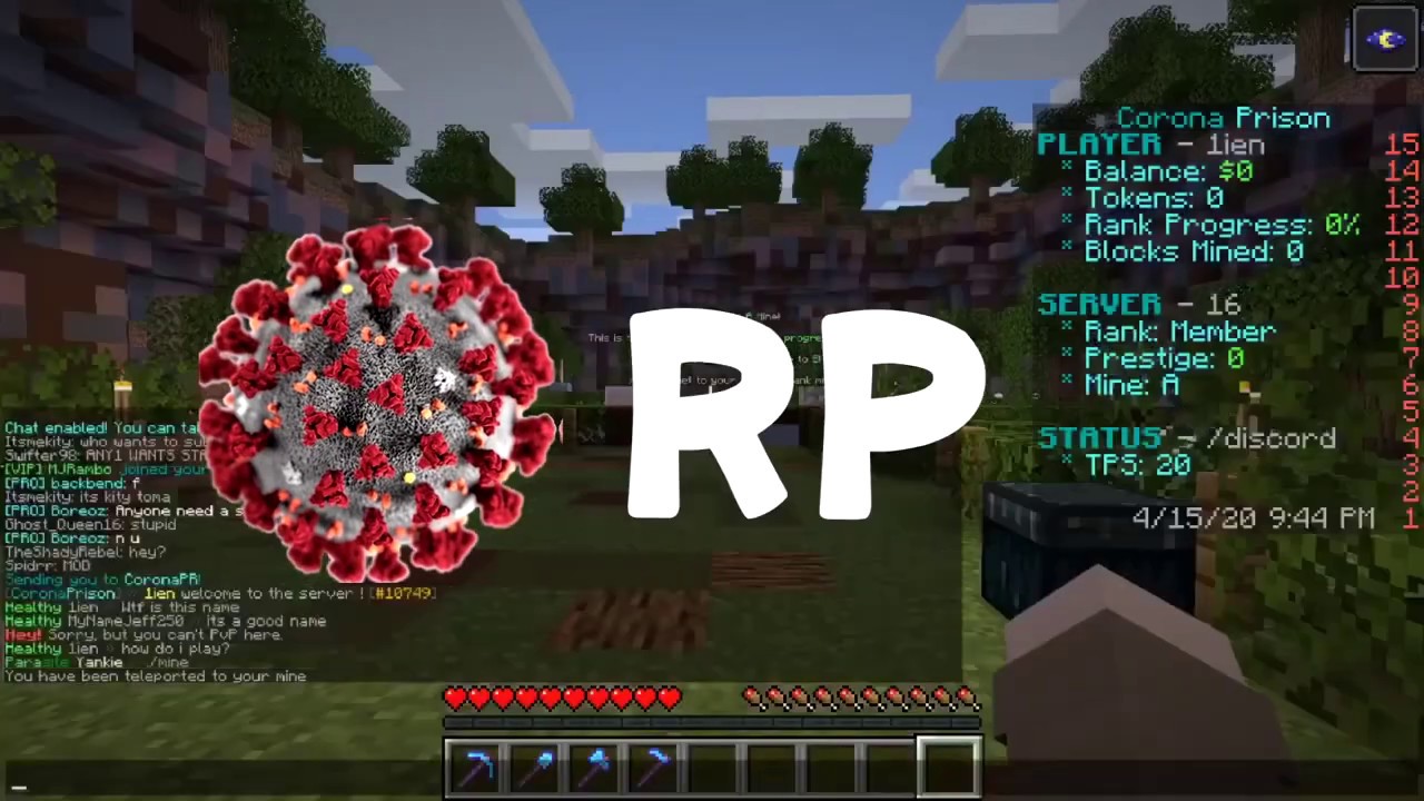 THIS SERVER HAS THE CORONA VIRUS! (Minecraft) - YouTube