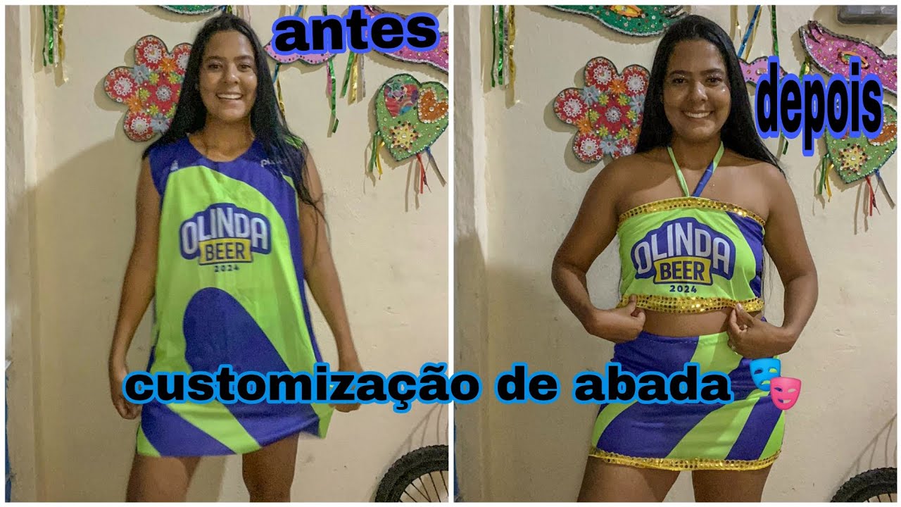 customização de abada fácil de fazer 🎭 ️ MARTA AGUIAR - YouTube