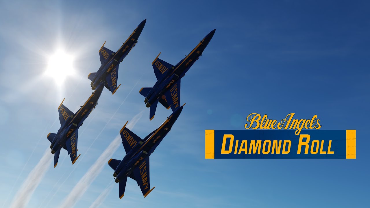 Blue Angels Diamond Roll: DCS World - YouTube