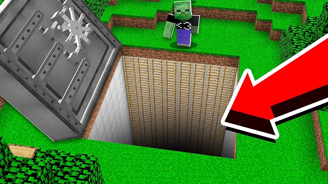 INSANE HIDDEN MINECRAFT REDSTONE BUNKER! - YouTube