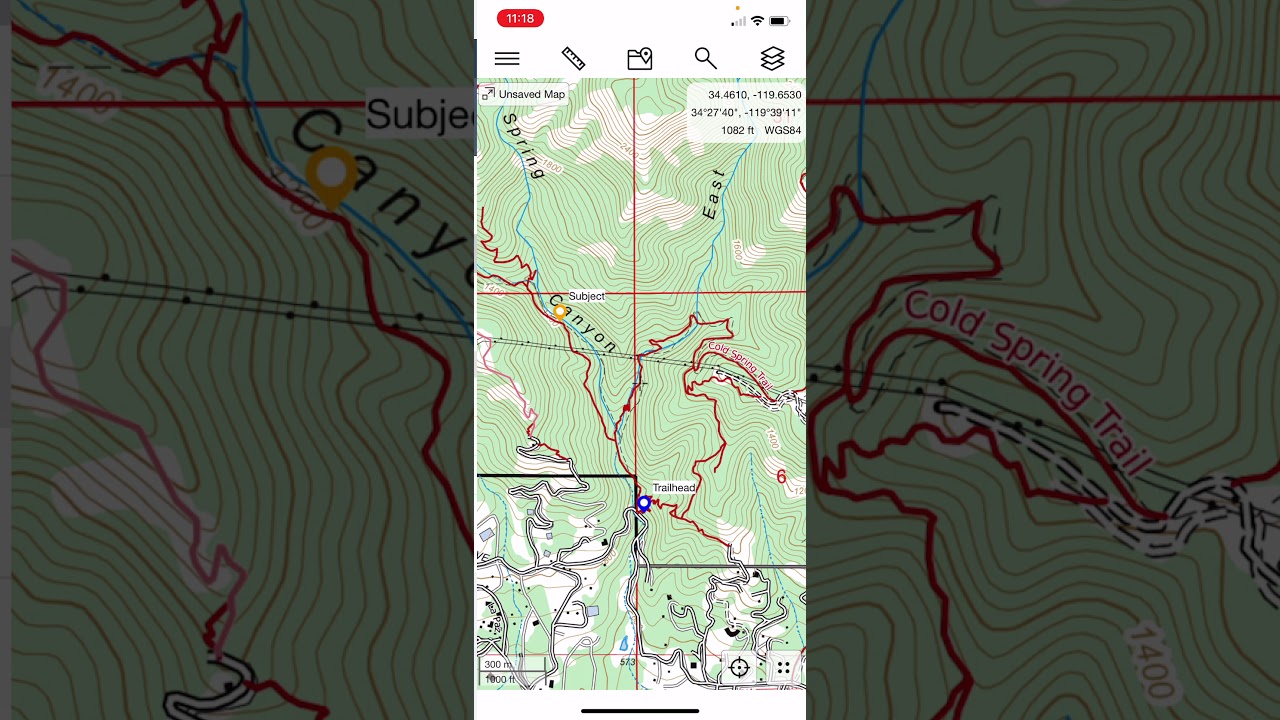SARtopo app - How to open a shared team map (iPhone version) - YouTube