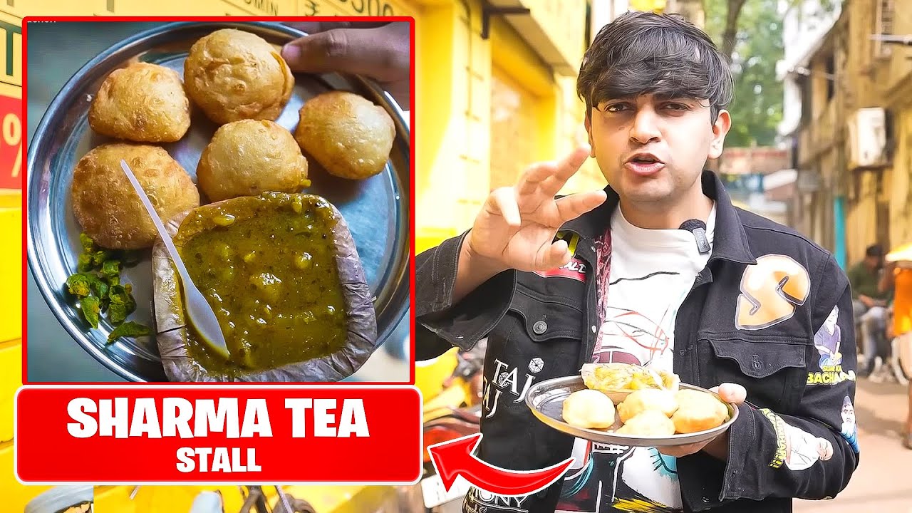 Sharma tea stall club kachori kolkata - YouTube