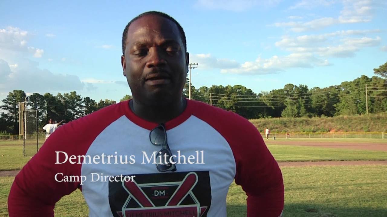 Demetrius Mitchell Baseball Camp #1 - YouTube