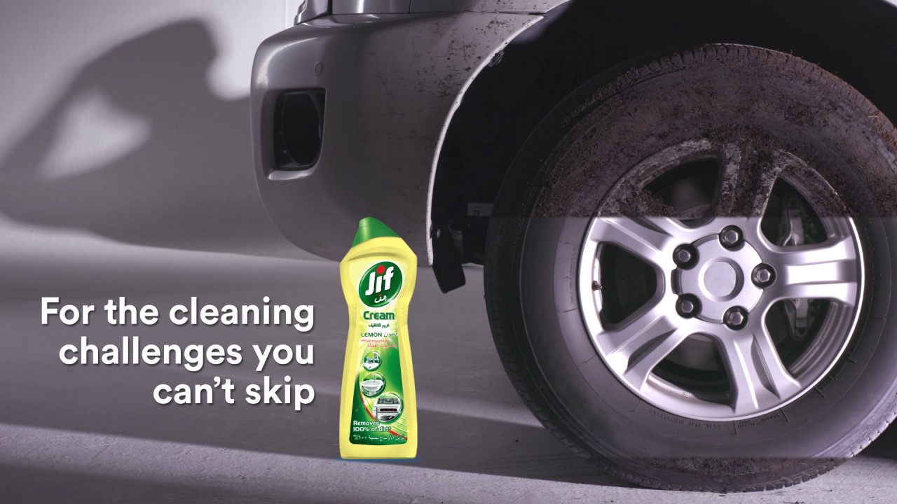 For the cleaning challenges you can't skip, there's always JIF # ...