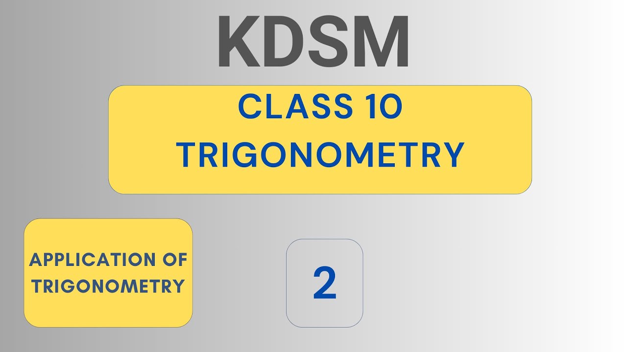 Applications of Trigonometry | Real-Life Uses | JEE & CBSE Math - YouTube