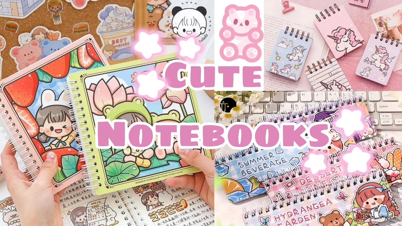 How to make cute Notebooks 🎀📚|Diy cute Notebooks💕💫|Diy kawaii notebook ...