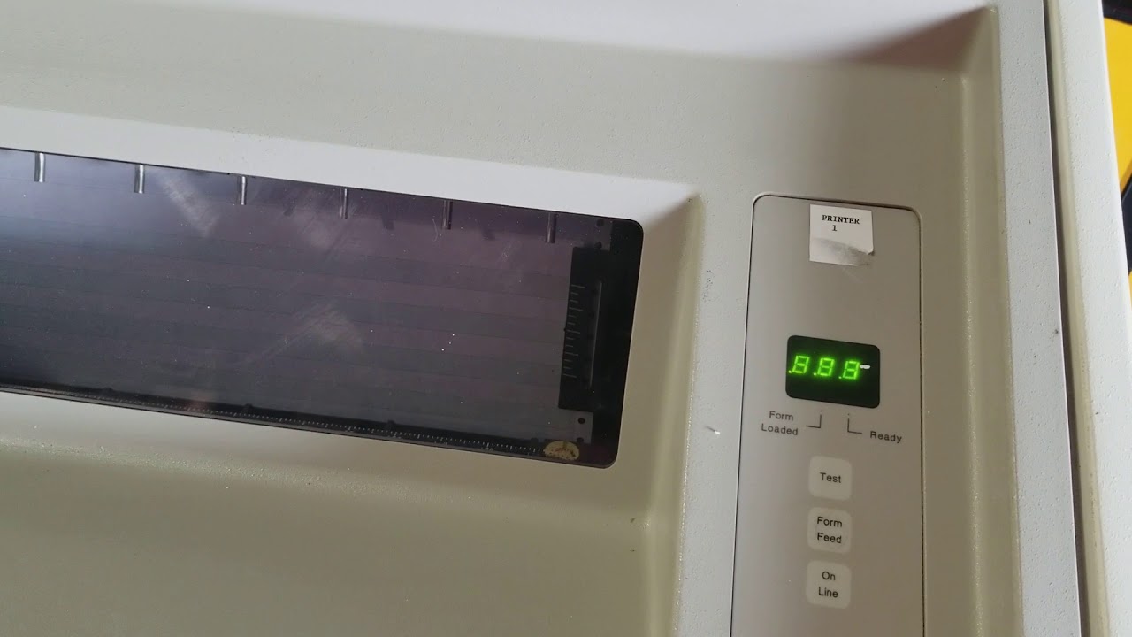 NCR Printer - YouTube