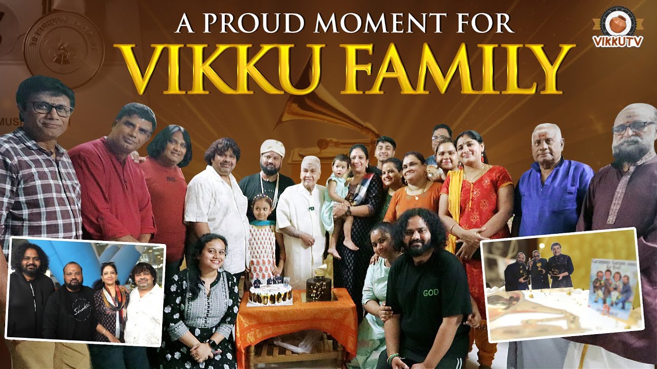 Another Grammy For Vikku's Family 😍🤩 | Vikku TV - YouTube