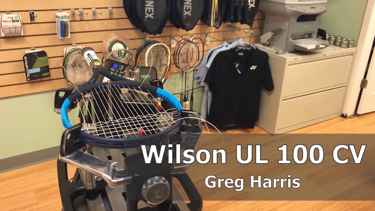 Time Lapse: How to String a Wilson Ultra 100 CV Tennis Racquet - YouTube