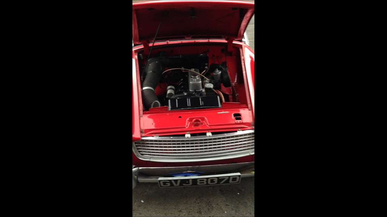 Austin Healey Sprite Mk3 Engine Bay - YouTube