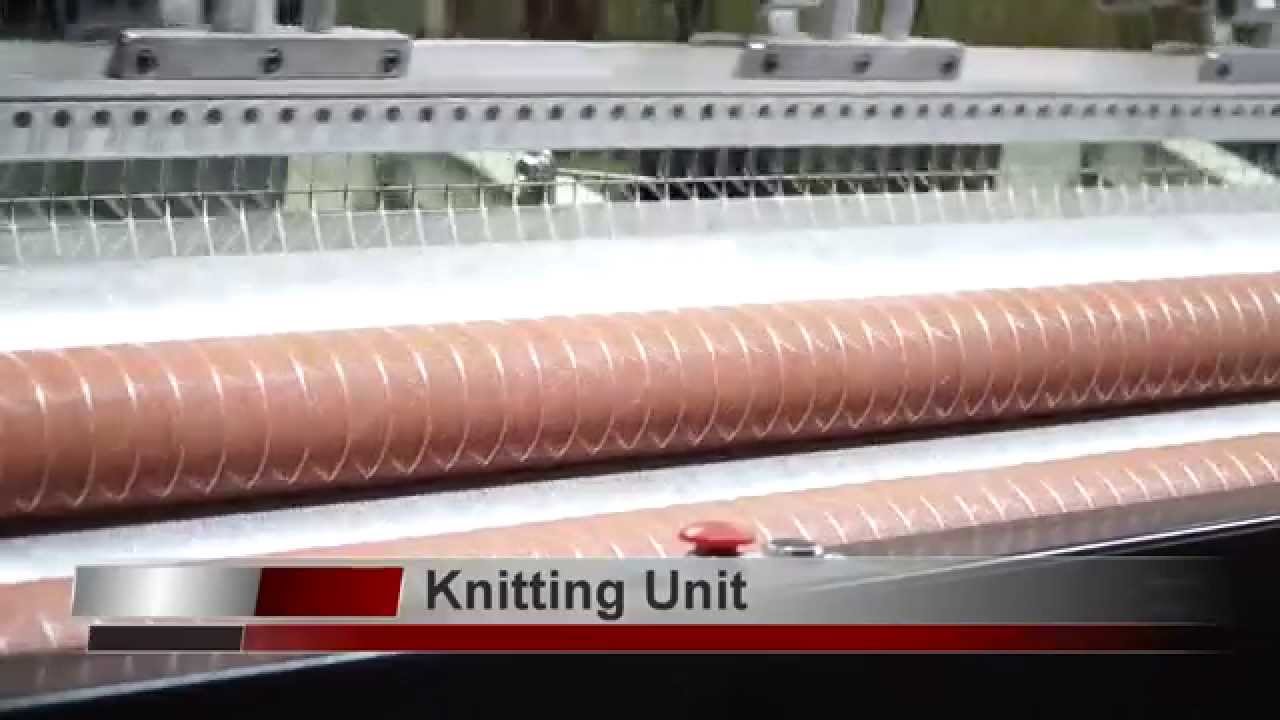 Pallet net making machine (SR-F series) - YouTube