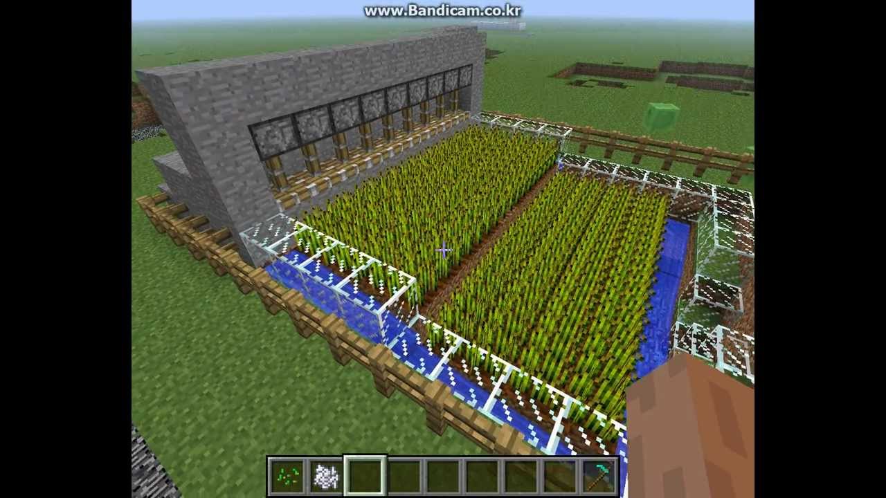 How to Build an Automatic Wheat Harvester MINECRAFT - YouTube