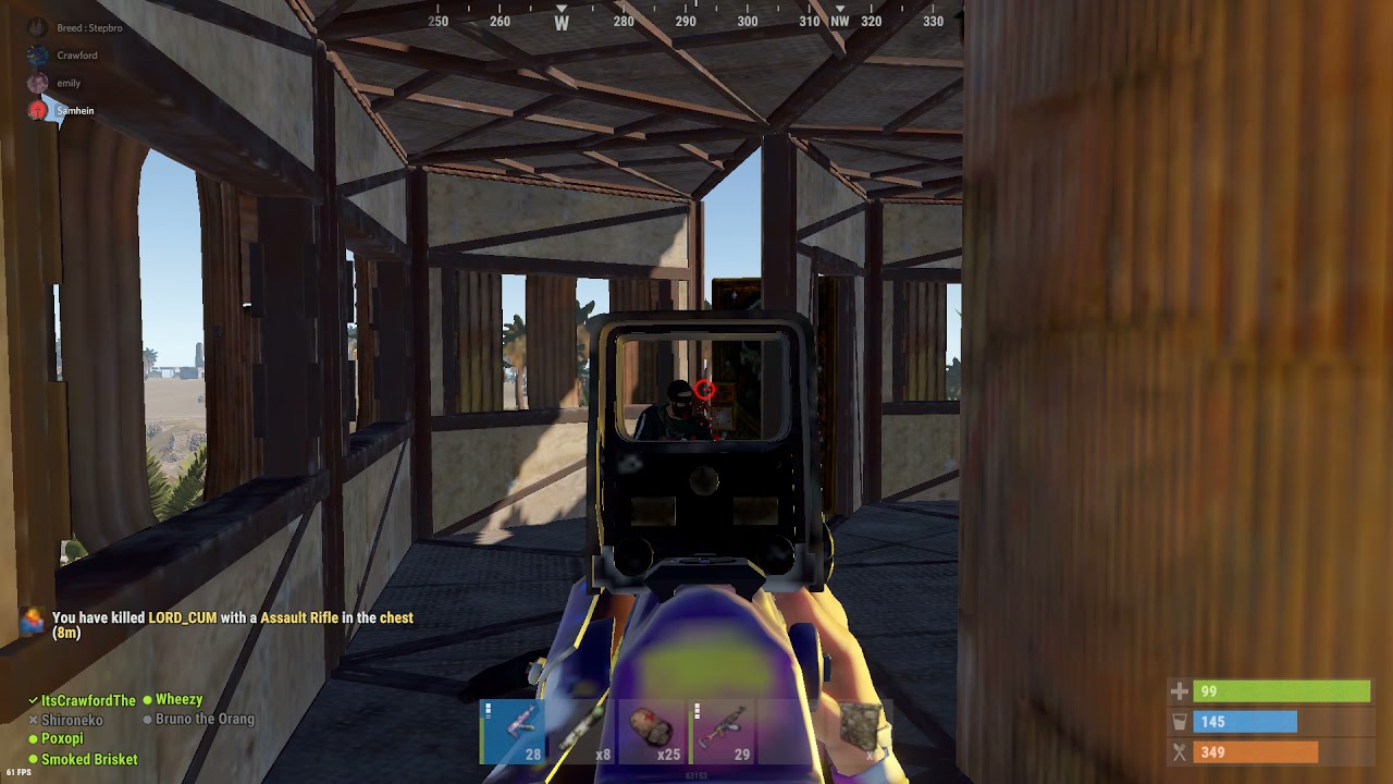 Rust: Icefuse 5x Pushing through the shooting floor for Double kill ...