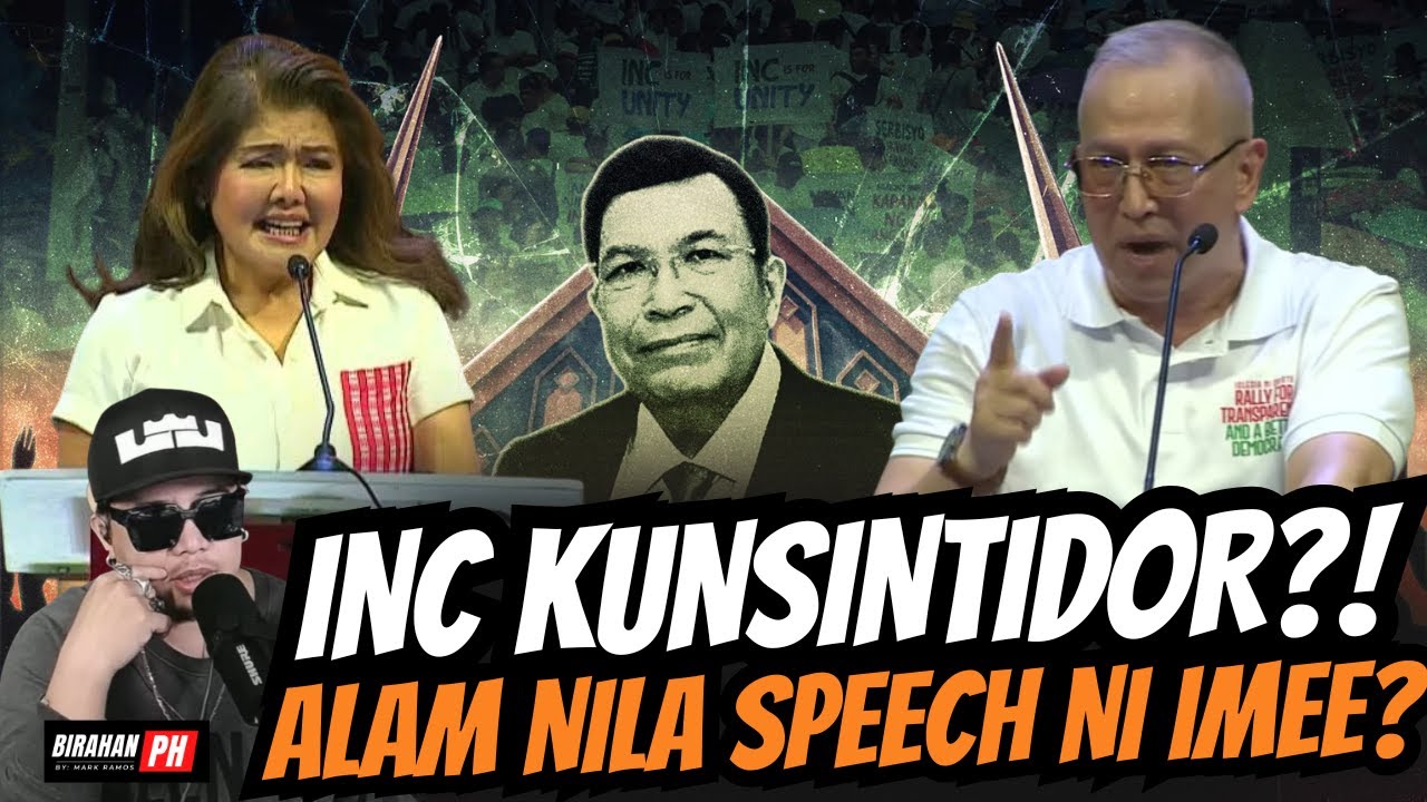 NAKU PO! NADULAS ANG DILA! INC ALAM PALA NILA ANG SPEECH NI IMEE ...