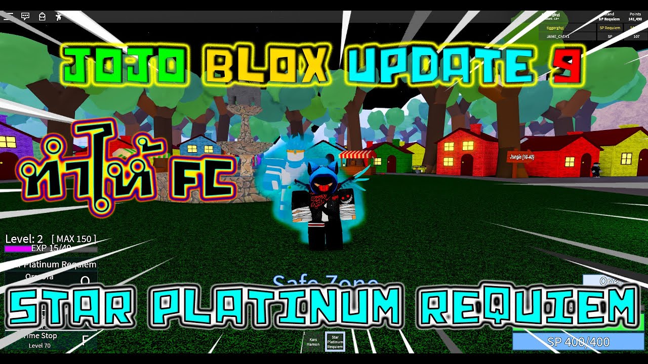 🔴JoJo Blox UPDATE 9 🔔ทำรีเคียมให้ FC👑 [SP] Star Platinum Requiem - YouTube