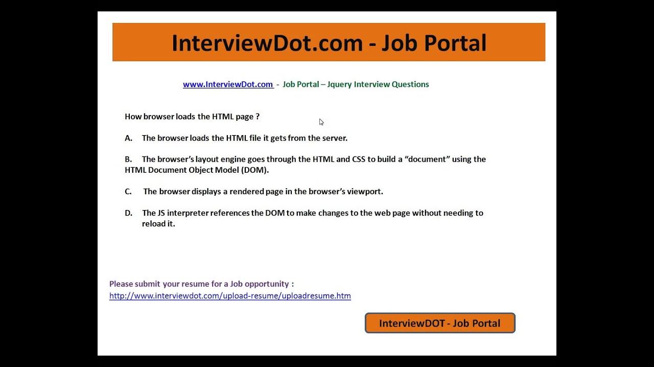 java script interview question jquery interview question DOM java ...