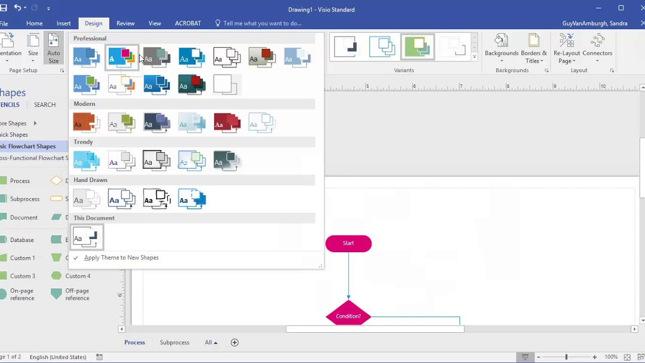MS Visio Demo - YouTube