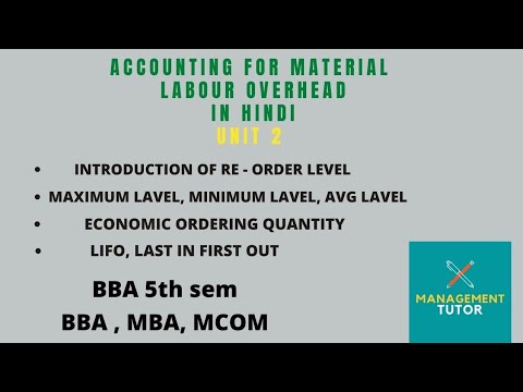 Accounting for material labour overhead | overheads in cost accounting ...