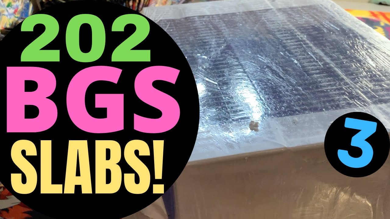 VID 3 OF 1,000+ BECKETT SLABS RETURN OPENING! 202 BGS GRADED POKEMON ...
