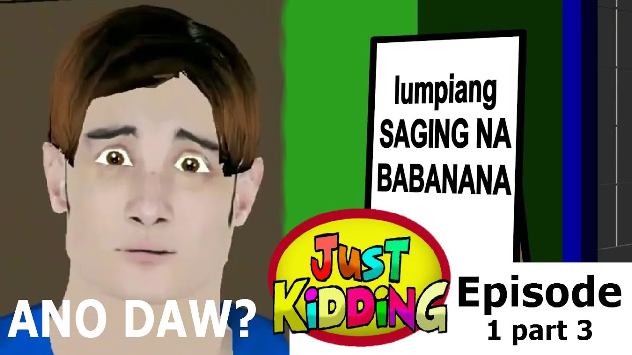 Just Kidding Ep 1 part 3 joke 1 4 & funny akward scene - YouTube