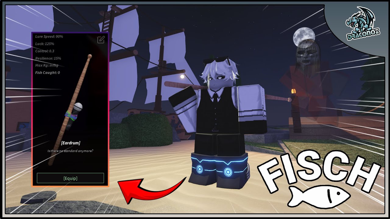 CARA MENDAPATKAN EARDRUM ROD DI FISCH ROBLOX!!!! | UNDERGROUND MUSIC ...