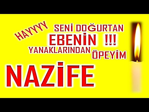 İyi ki Doğdun Nazife İsme Özel Komik Doğum Günü Şarkısı