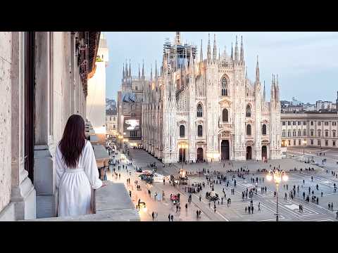 Milan, Italy: Top Places Tour & Stay at a Luxury Hotel near the Duomo (4K Vlog)