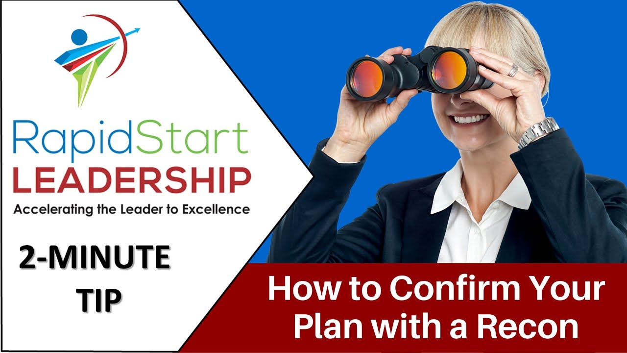 How to Confirm Your Plan with a Recon - YouTube