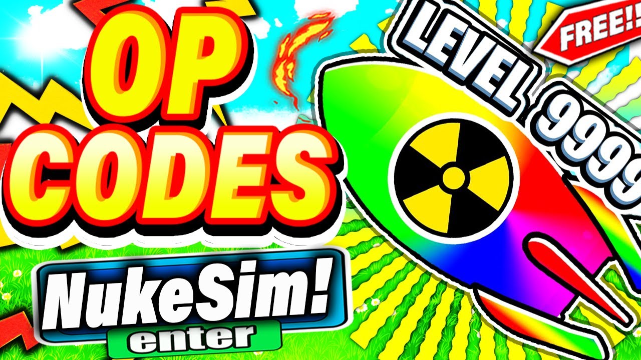 ALL NEW *SECRET CODES* IN ROBLOX NUKE SIMULATOR(new codes in roblox ...