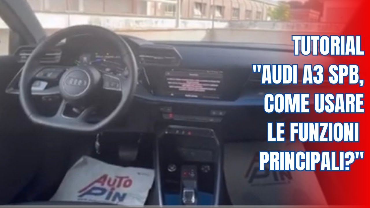 Tutorial A3 SPB 35 TDI S tronic Business Advanced - YouTube