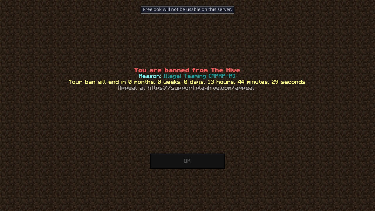 I Got Banned on The Hive for Teaming... - YouTube