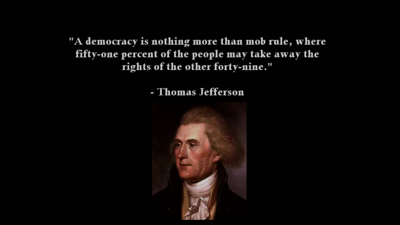 Democracy is not Freedom! - YouTube