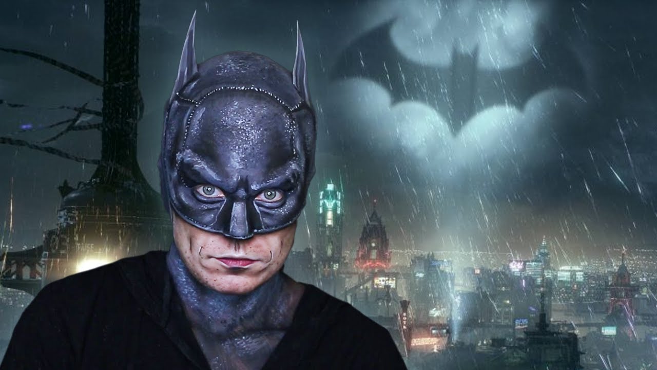Batman Makeup Cosplay Look Inspired by Robert Patterson - YouTube