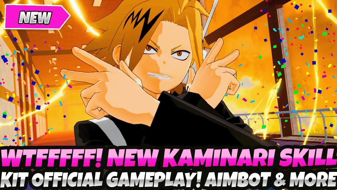 *BREAKING NEWS* WTFFFF! OFFICIAL KAMINARI QUIRK SKILL SET GAMEPLAY ...